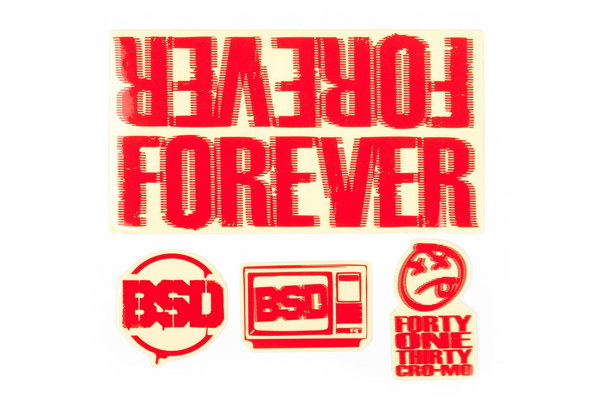 BSD BMX - Forever Frame Sticker Pack – BSD USA/International store