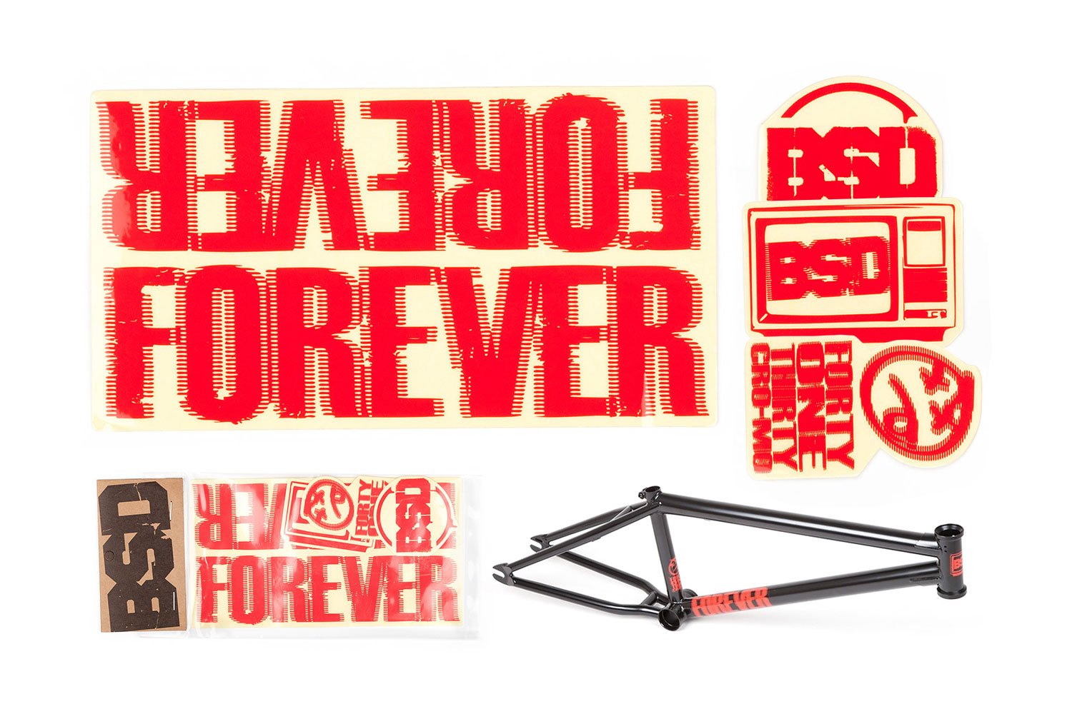BSD BMX - Forever Frame Sticker Pack – BSD USA/International store